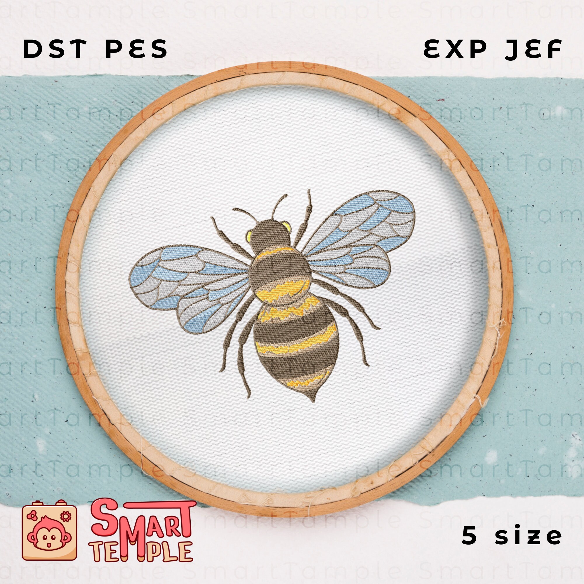 Bee Embroidery Design Bee Embroidery File Bee Embroidery - Etsy