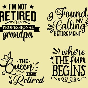 Retirement Svg Bundle, Retirement Laser Files, Retirement Cricut ...