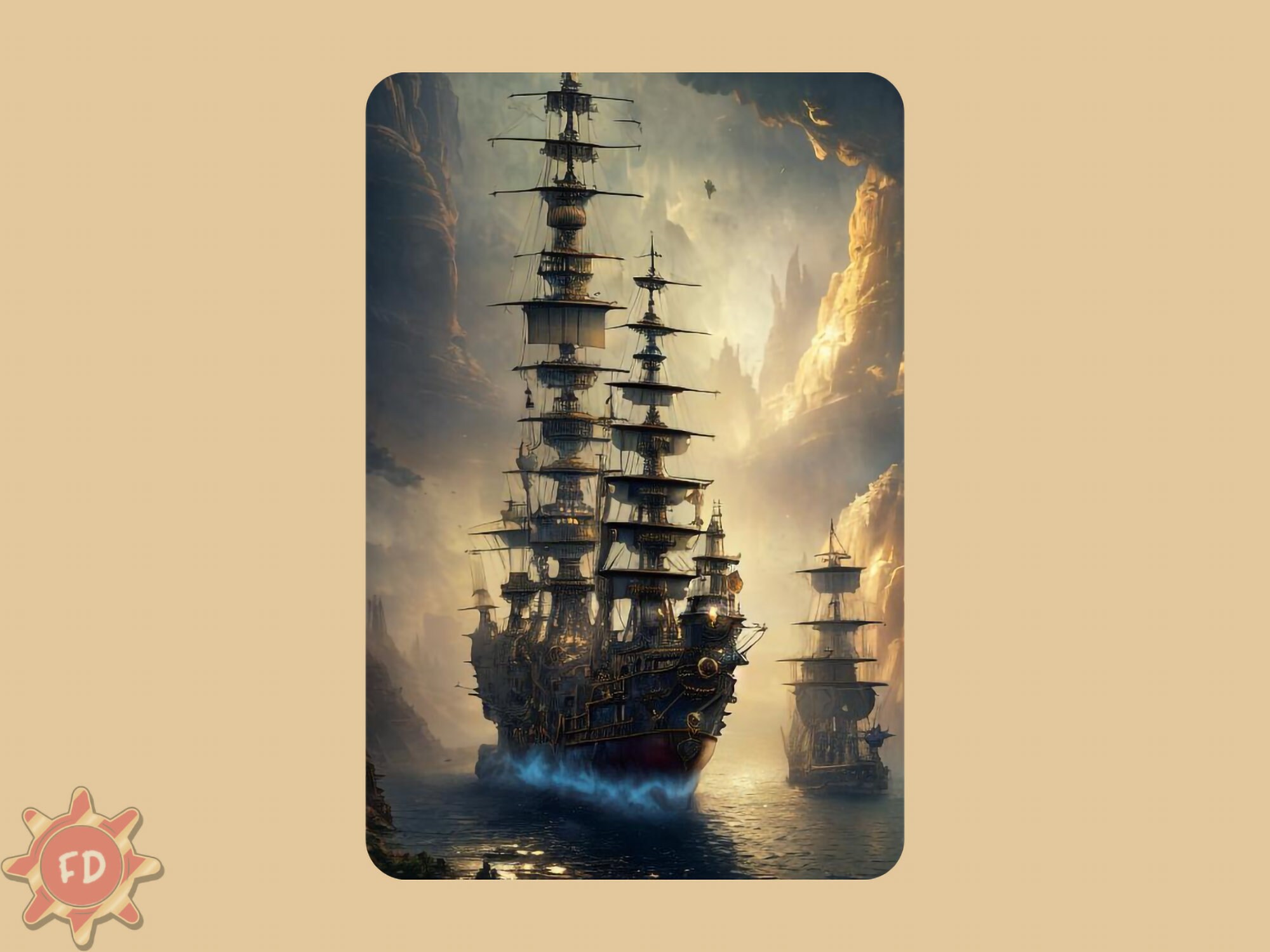 Steampunk Frigate Collection Junk Journal Steampunk Ephemera Comercial ...