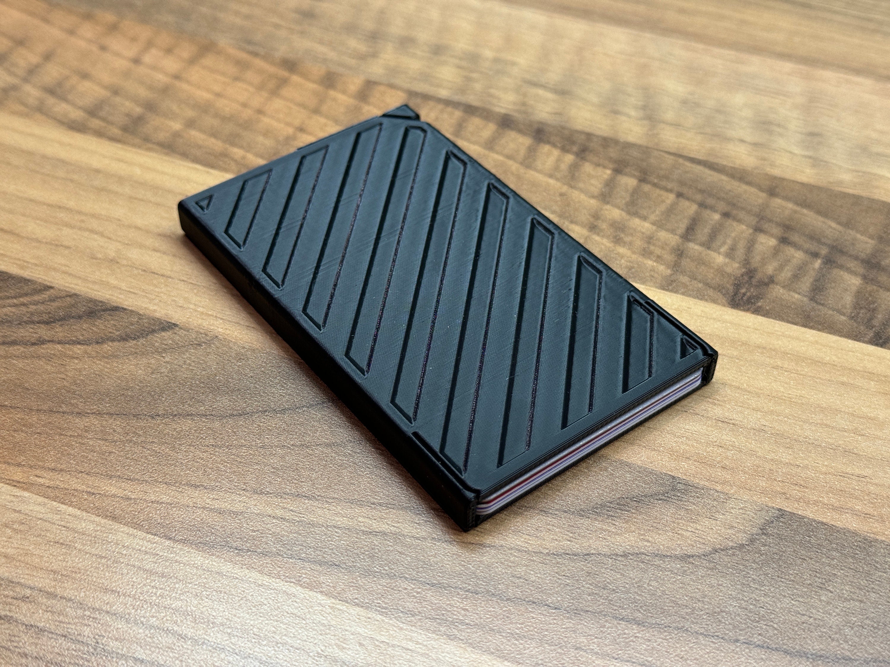 Slim Card Holder With Pop-up Card Mechanism - Etsy