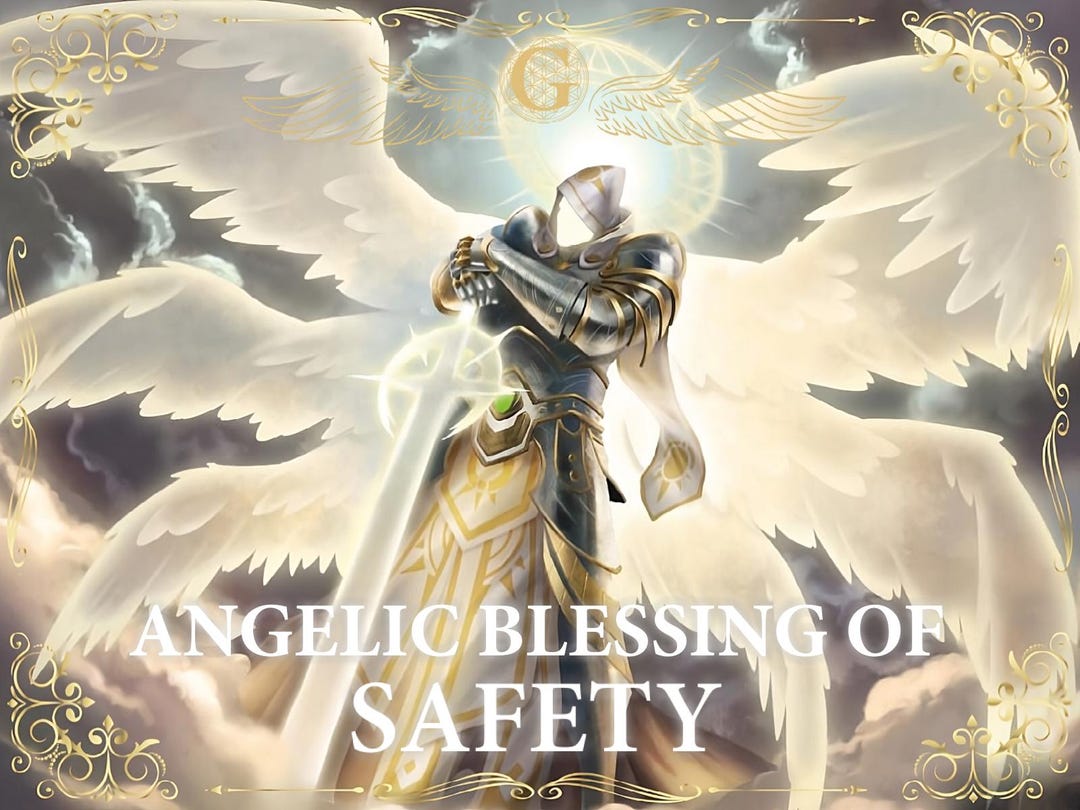 ANGELIC SΛFETY MAGIC || Receive Peace of Mind || Angelic Blessing - Etsy