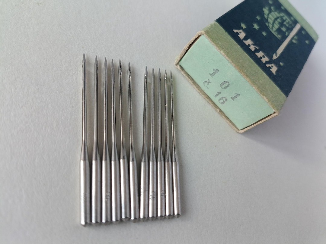 Vintage Sewing Machine Needles System 101 Size 16/100 Nm by Akra ...