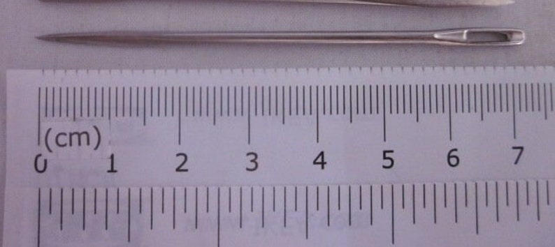 3 Sail Needle/sailmakers With Triangular Point Sizes 2.8''/73mm,3.3 ...