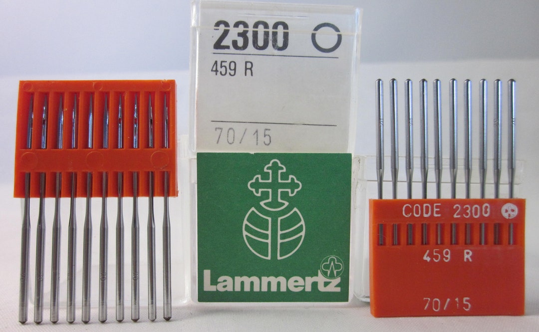 10x Furrier Needles Lammertz 459 R ,1567 ,sizes: 55/18, 65/16, 70/15 ...