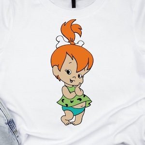 Pebbles Flintstone SVG Cut File: Baby Girl Clipart (digital Download ...