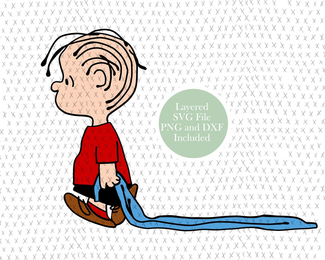 Cartoon Linus SVG Cut Charlie Brown File SVG Cut File - Etsy