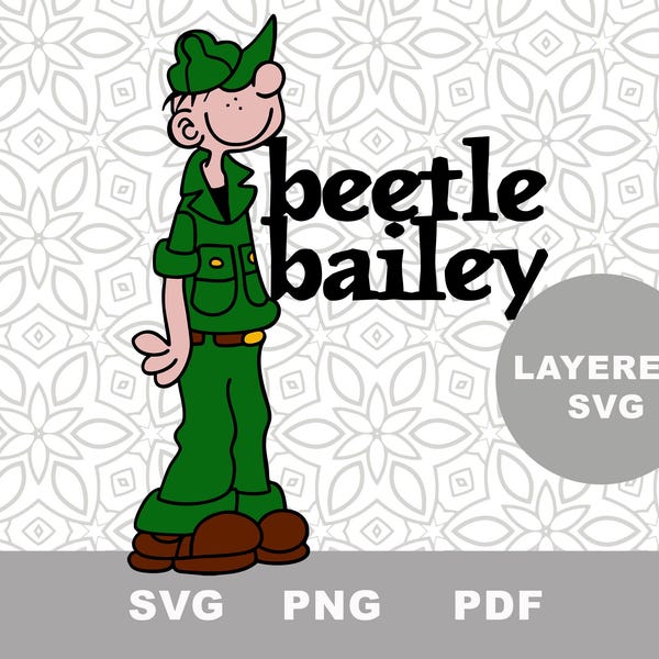 Beetle Bailey - Etsy
