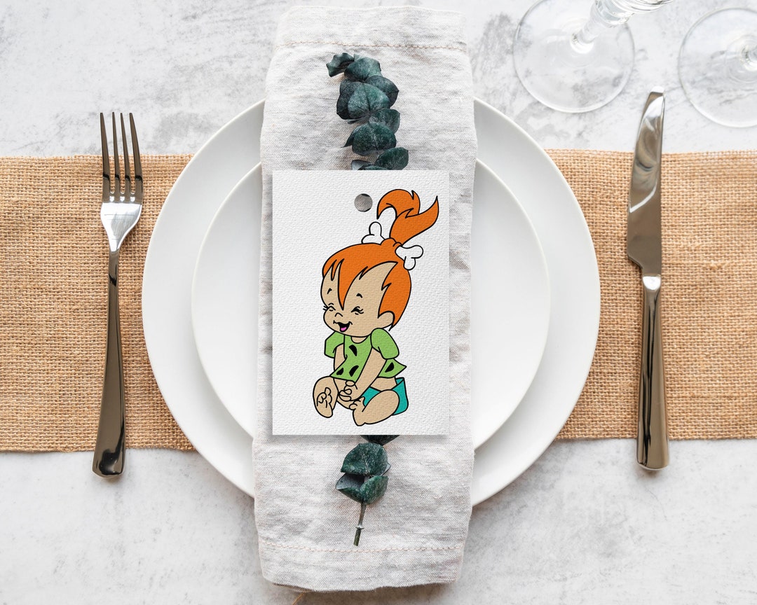 Pebbles From Flintstones SVG Cut File, Cute Baby Flintstone SVG Cut ...