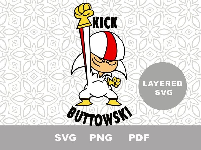 Kick Buttowski SVG Cut File, Clipart, PNG, PDF, Sublimation Image ...