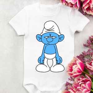Grumpy Smurft SVG Cut File SVG Cut File, Clipart, PNG, Instant Download ...