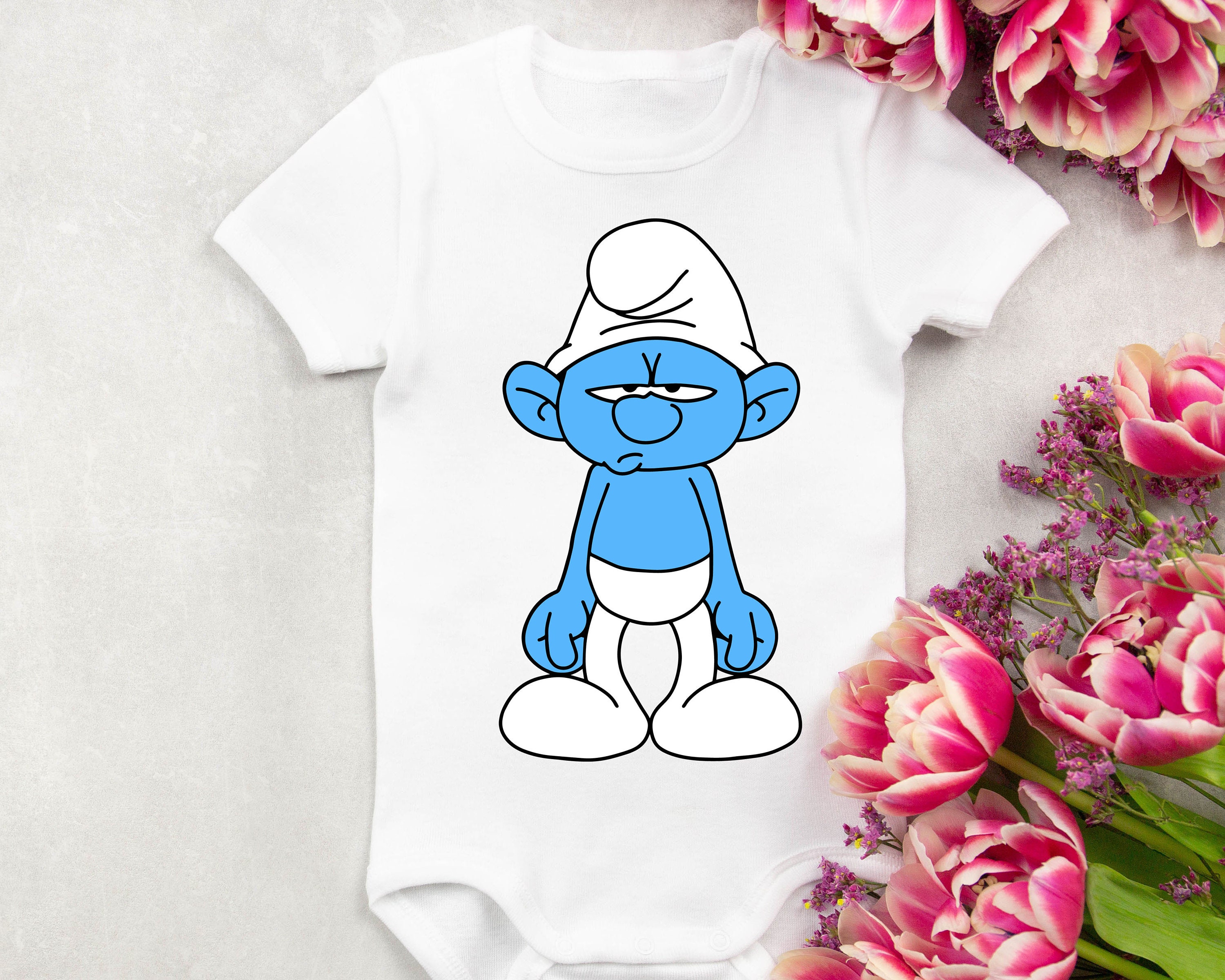 Grumpy Smurft SVG Cut File SVG Cut File Clipart PNG Instant - Etsy Canada