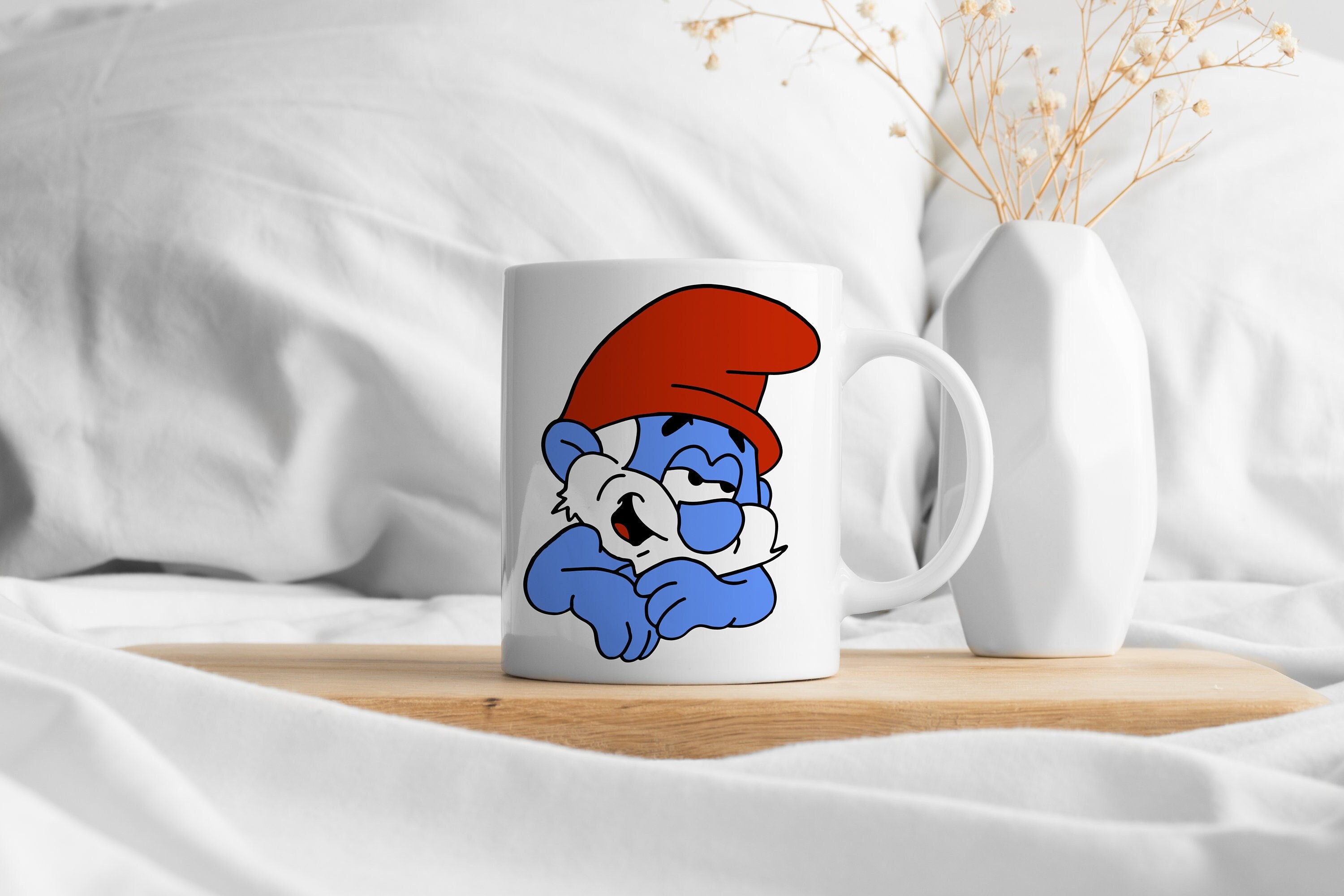 Papa Smurf SVG Cut File Papa Smurf Clipart - Etsy