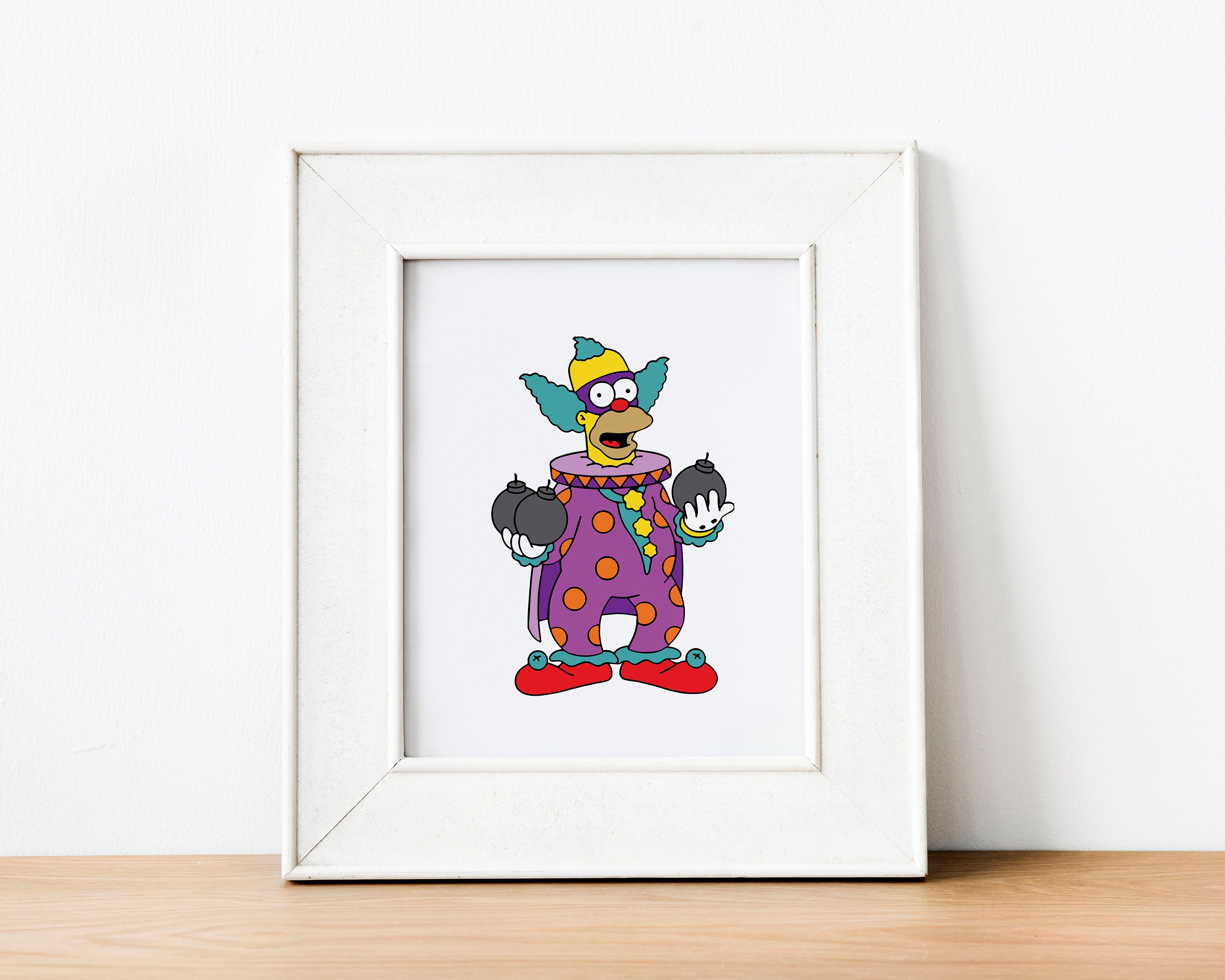 Krusty the Clown SVG Cut File, the Simpsons SVG Cut File, Bart Simpson ...