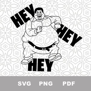 Fat Albert SVG Cut File, Clipart, PNG, PDF, Sublimation Image, Instant ...