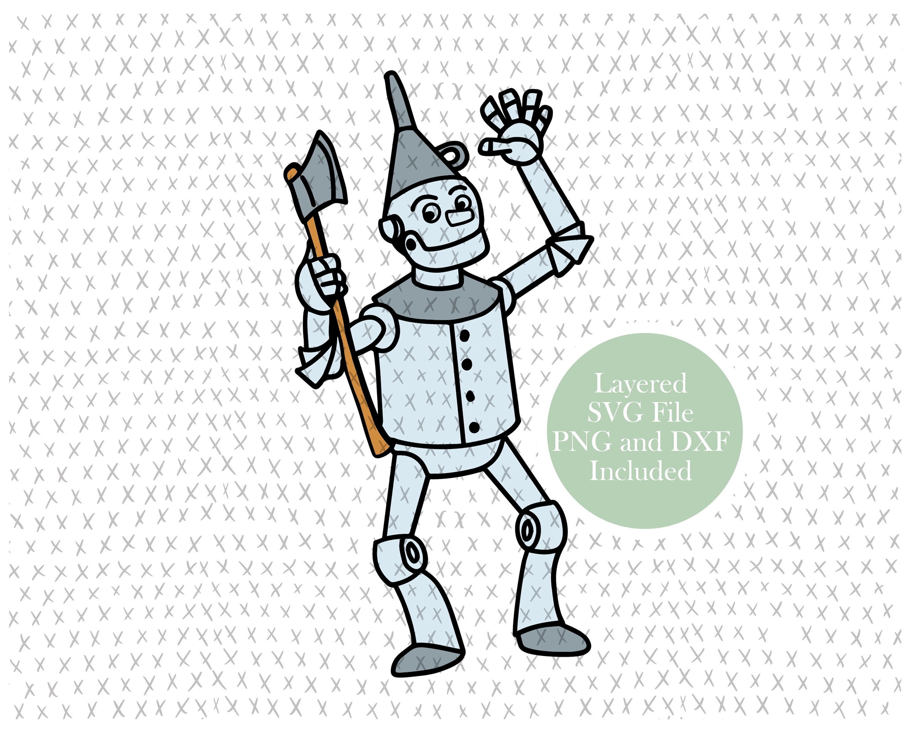 Wizard of Oz Characters SVG Cut File Tin Man Cowardly Lion - Etsy Australia