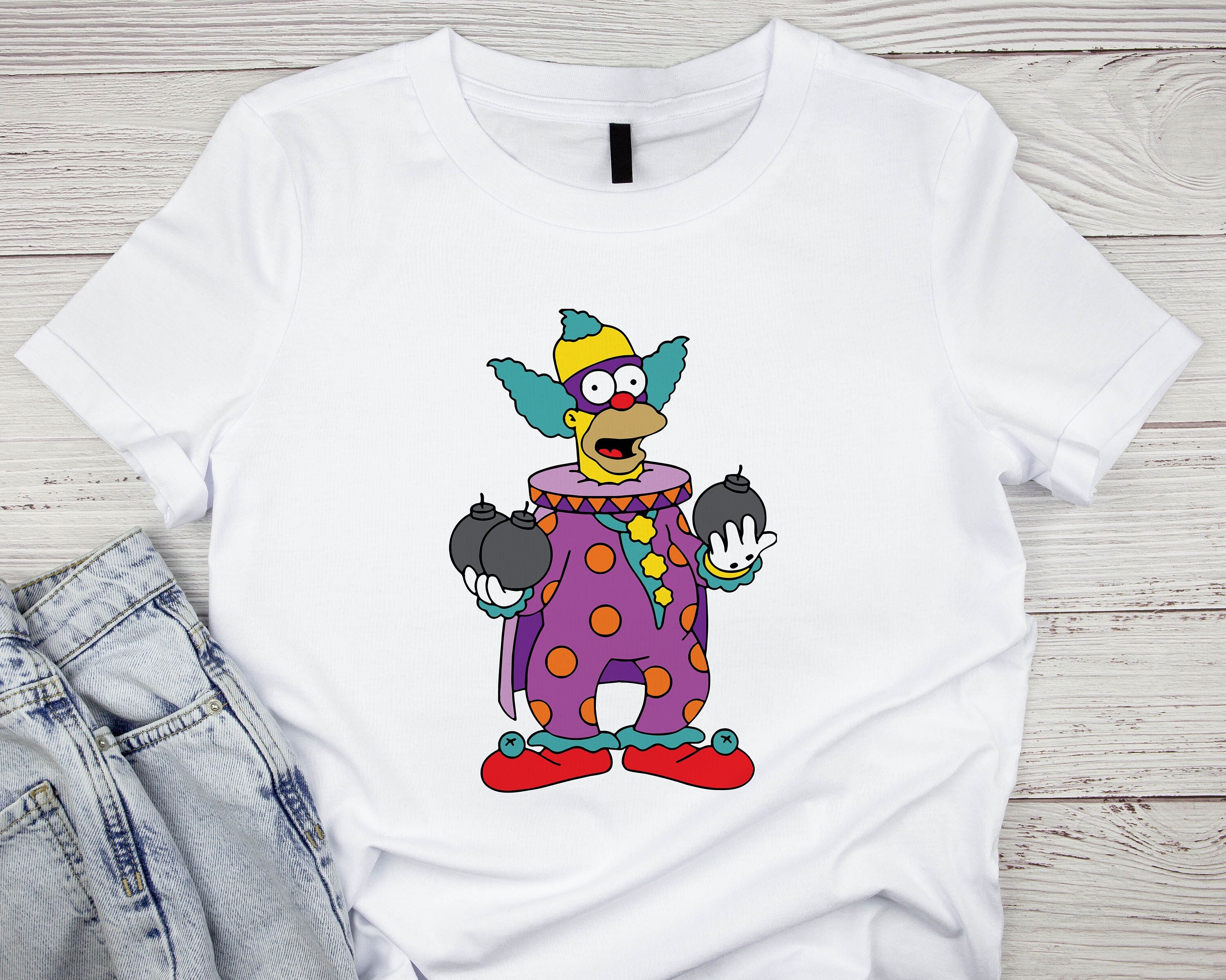 Krusty the Clown SVG Cut File, the Simpsons SVG Cut File, Bart Simpson ...
