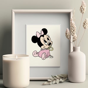 Baby Minnie Mouse SVG: Clipart, Party Decoration (digital Download) - Etsy
