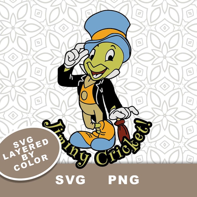 Jiminy Cricut Cut File - Etsy