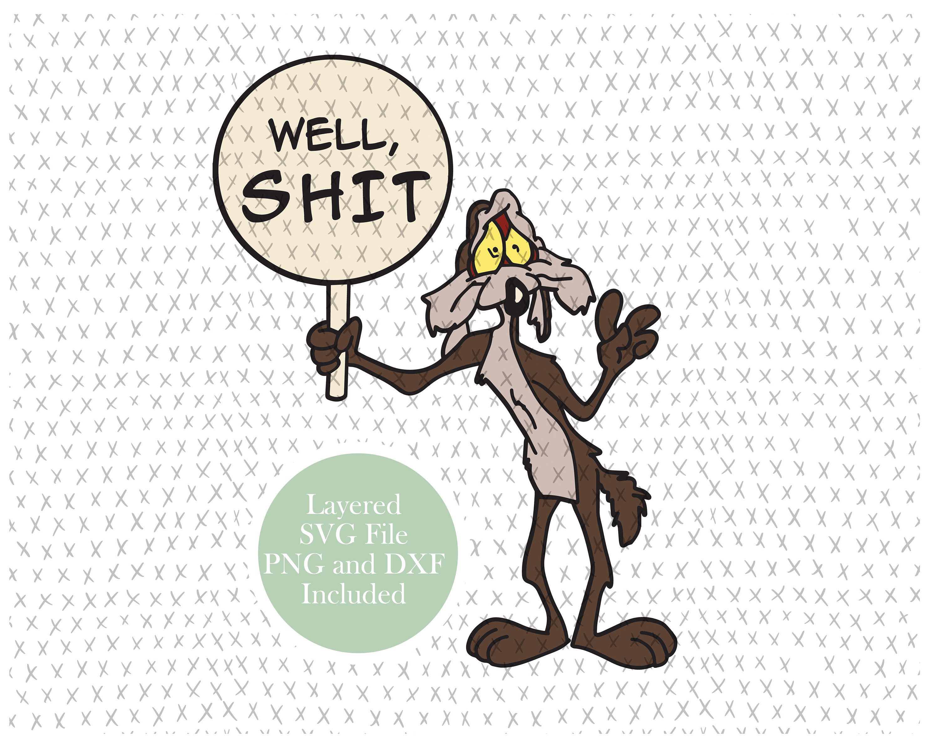 Wile E Coyote Super Genius Business Card