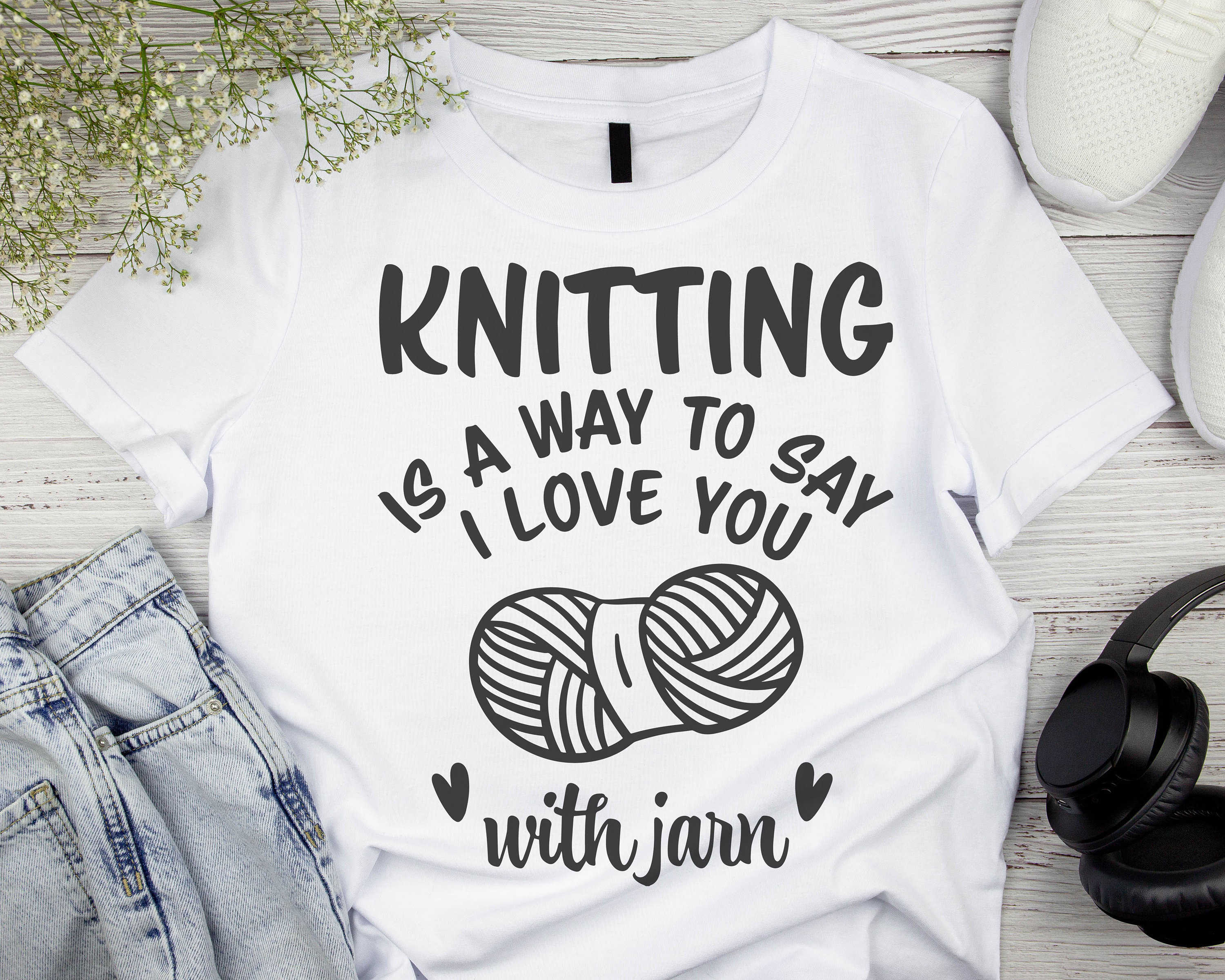 Knitting Quote SVG Cut File, Instant Download, Crafter's Phrase - Etsy