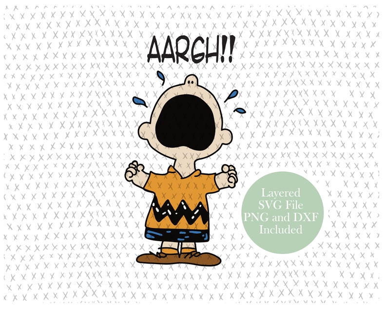 Cartoon Charlie Brown SVG Cut File SVG Cut File Clipart PNG - Etsy