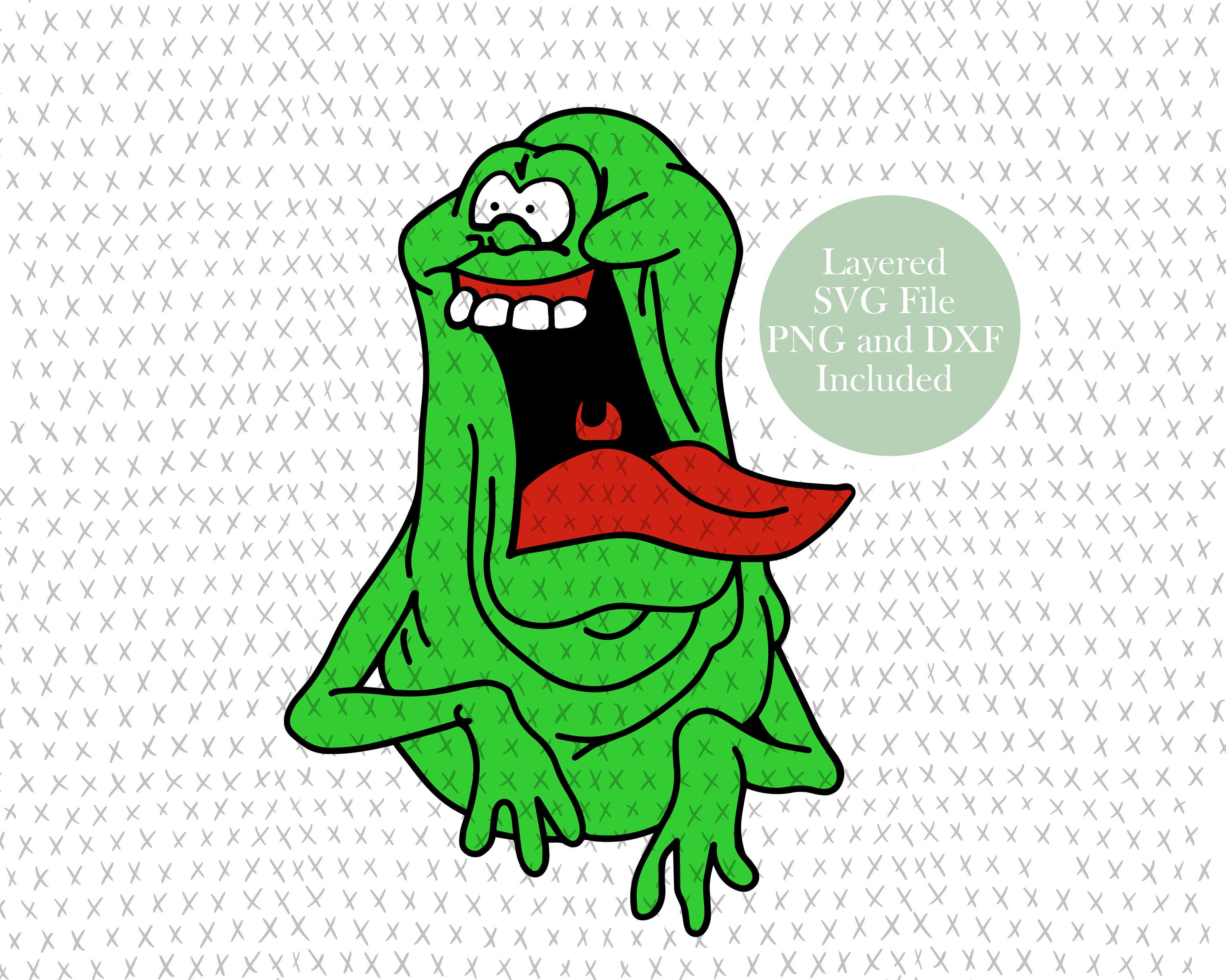 Slimer SVG Cut Ghostbusters File SVG Cut File Green Ghost - Etsy