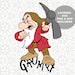 Grumpy From Snow White SVG Cut File, Grumpy Dwarf, Clipart, PNG ...