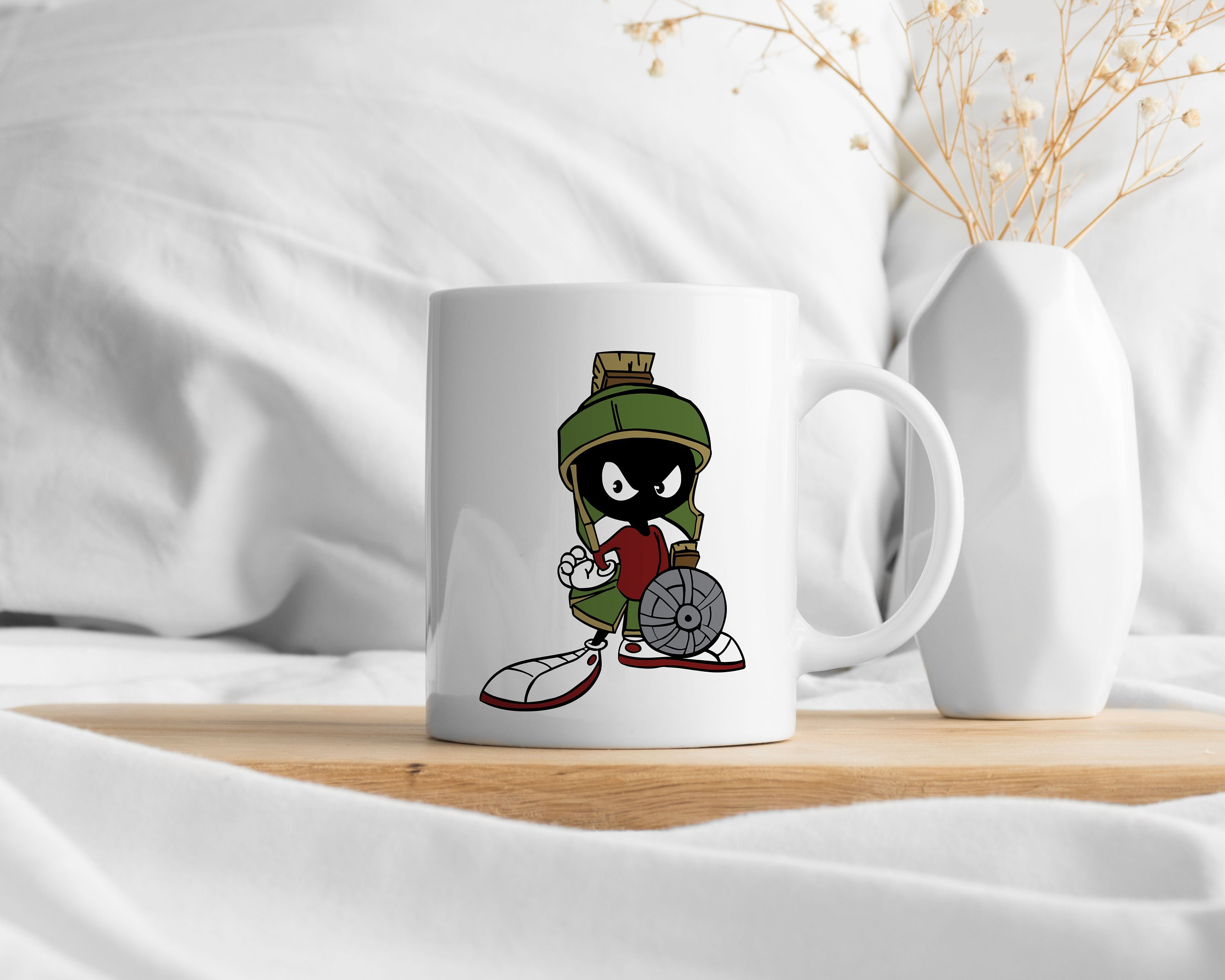 Marvin the Martian Cartoon Character SVG Cut File, Alien, Space Clipart ...