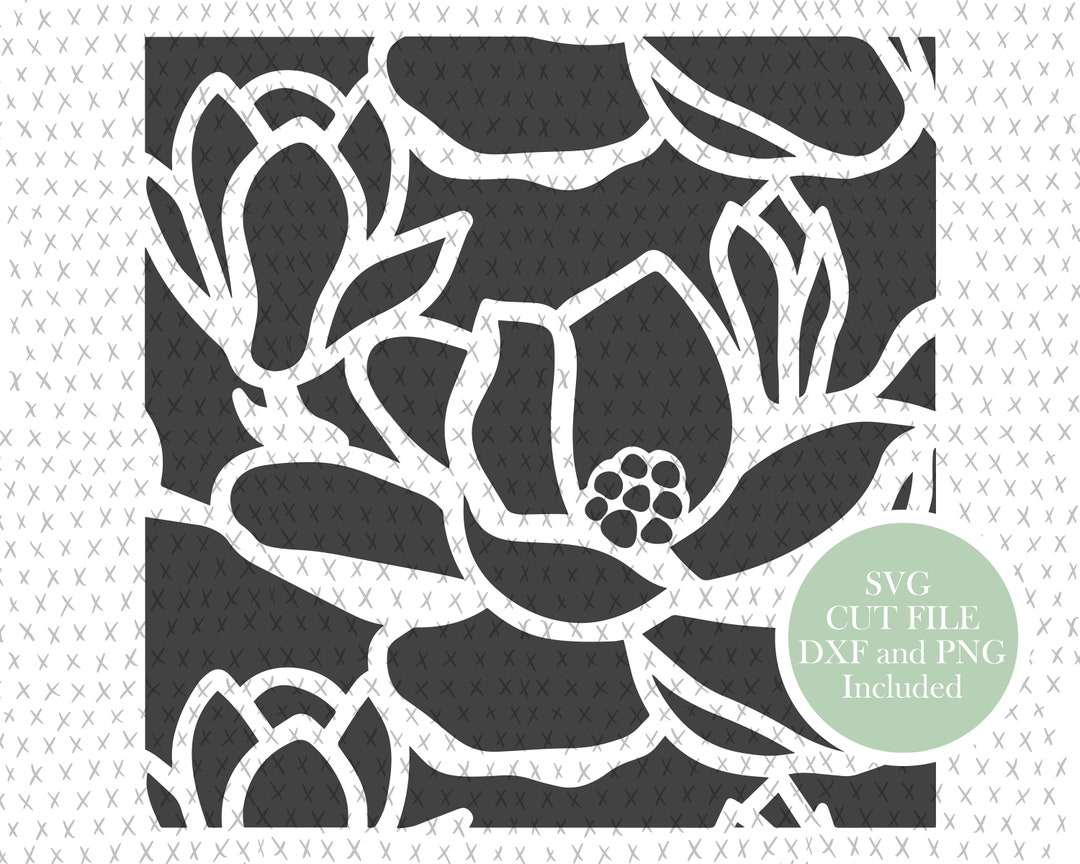 Lotus Flower Pattern SVG Cut File, Floral, Decorative Clipart, PNG ...