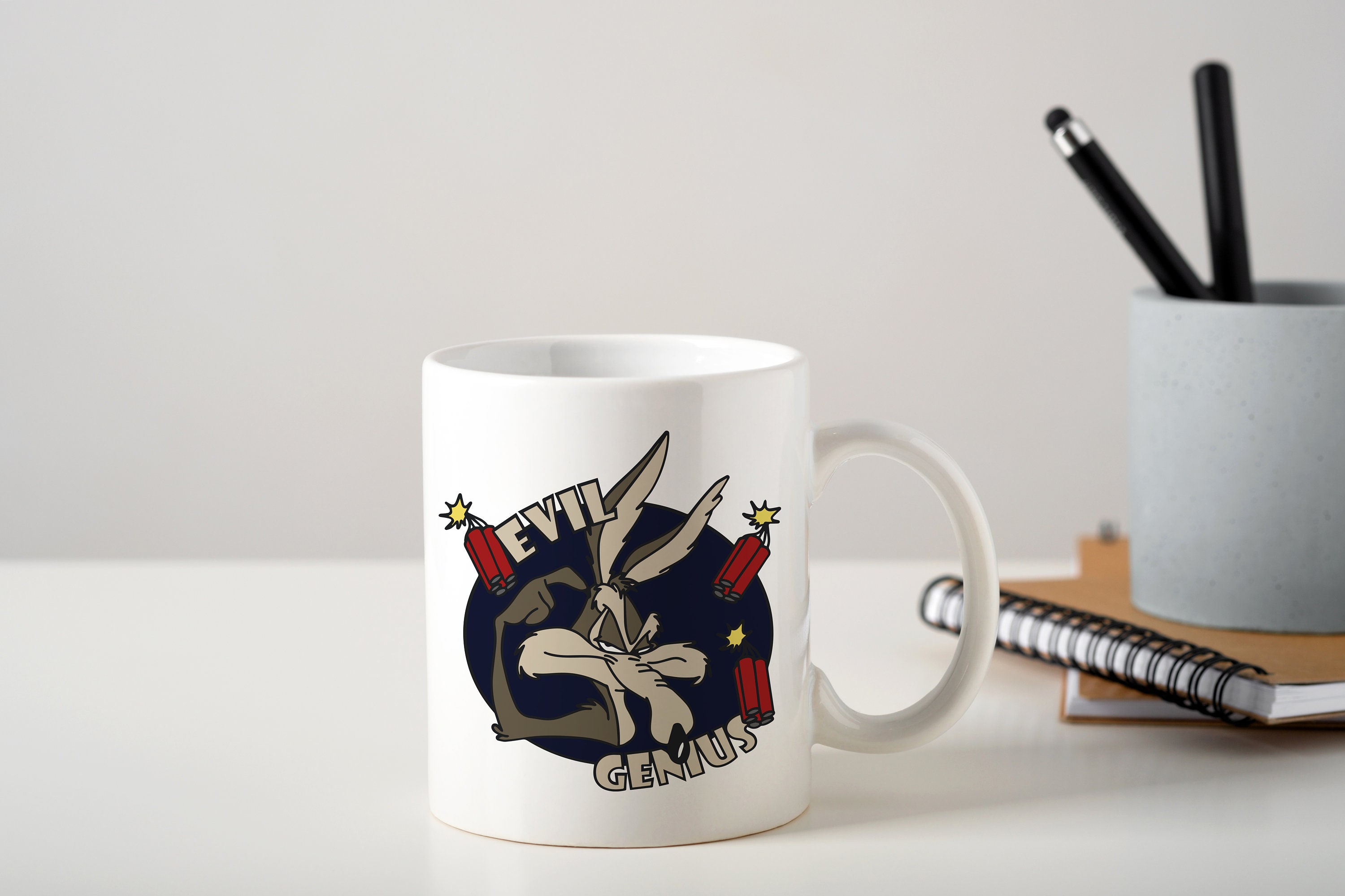 Wile E Coyote SVG Cut File, Evil Genius , Clipart, PNG, Instant ...