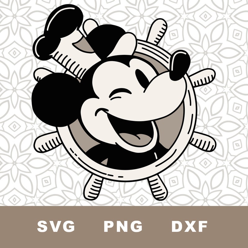 Steamboat Willie Svg - Etsy