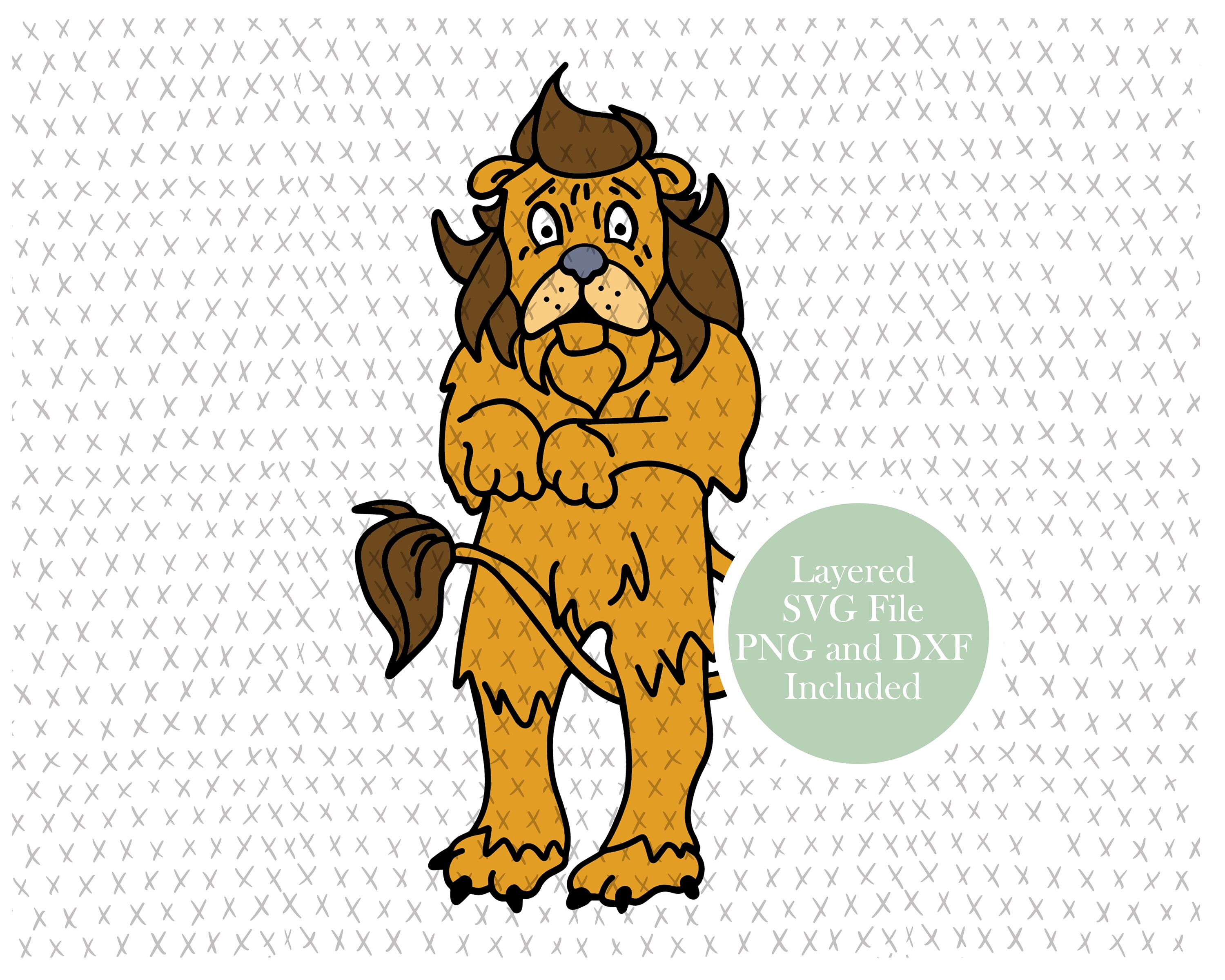 Wizard of Oz Characters SVG Cut File Tin Man Cowardly Lion - Etsy Australia