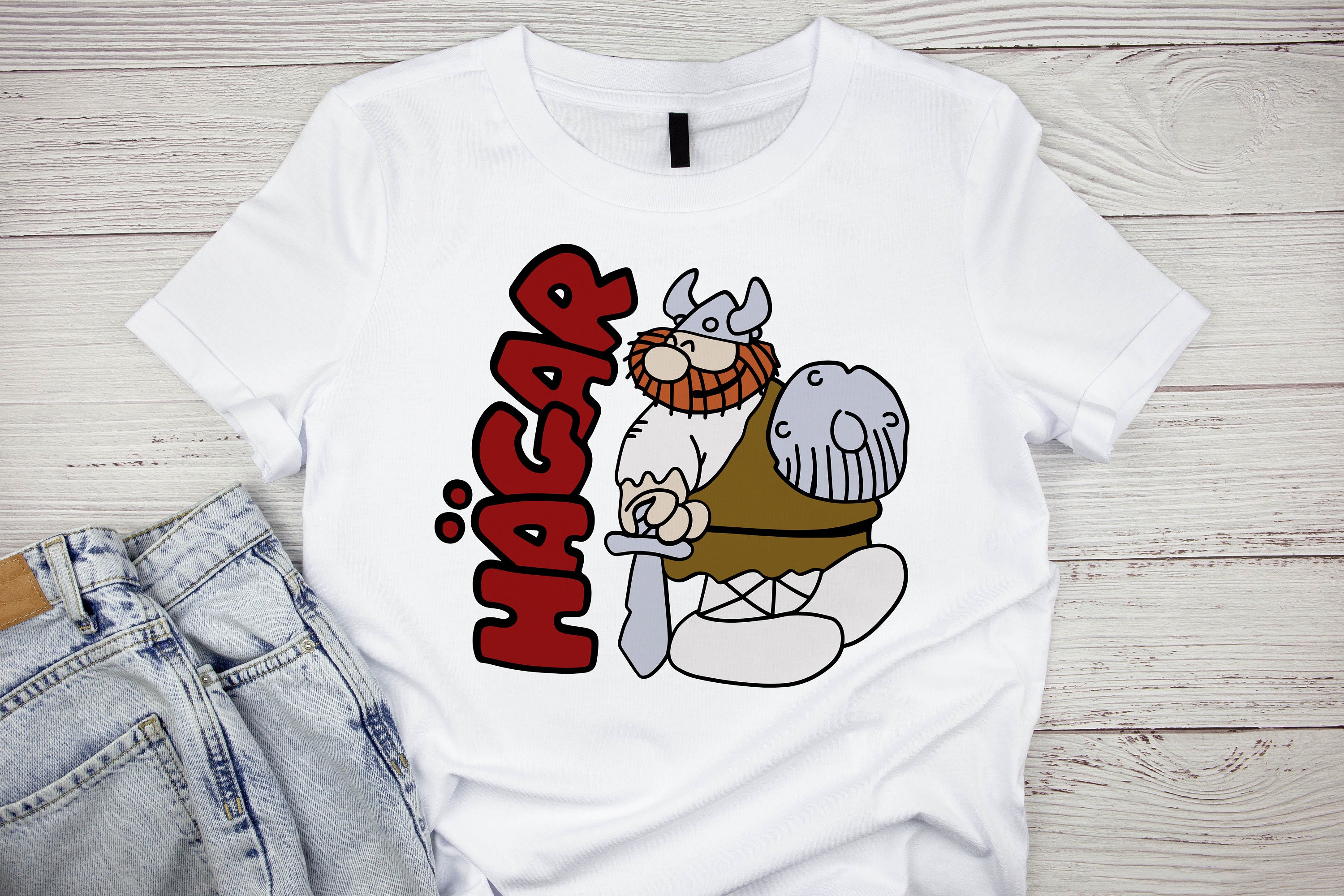 Hagar the Horrible SVG Cut File, Viking, Cartoon Character, Comic ...