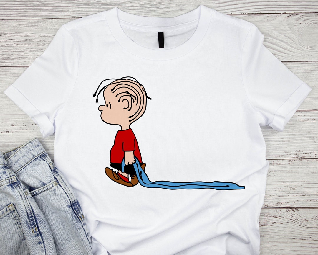 Cartoon Linus SVG Cut, Charlie Brown File SVG Cut File, Security Blanket, Blankie, Clipart, PNG ...