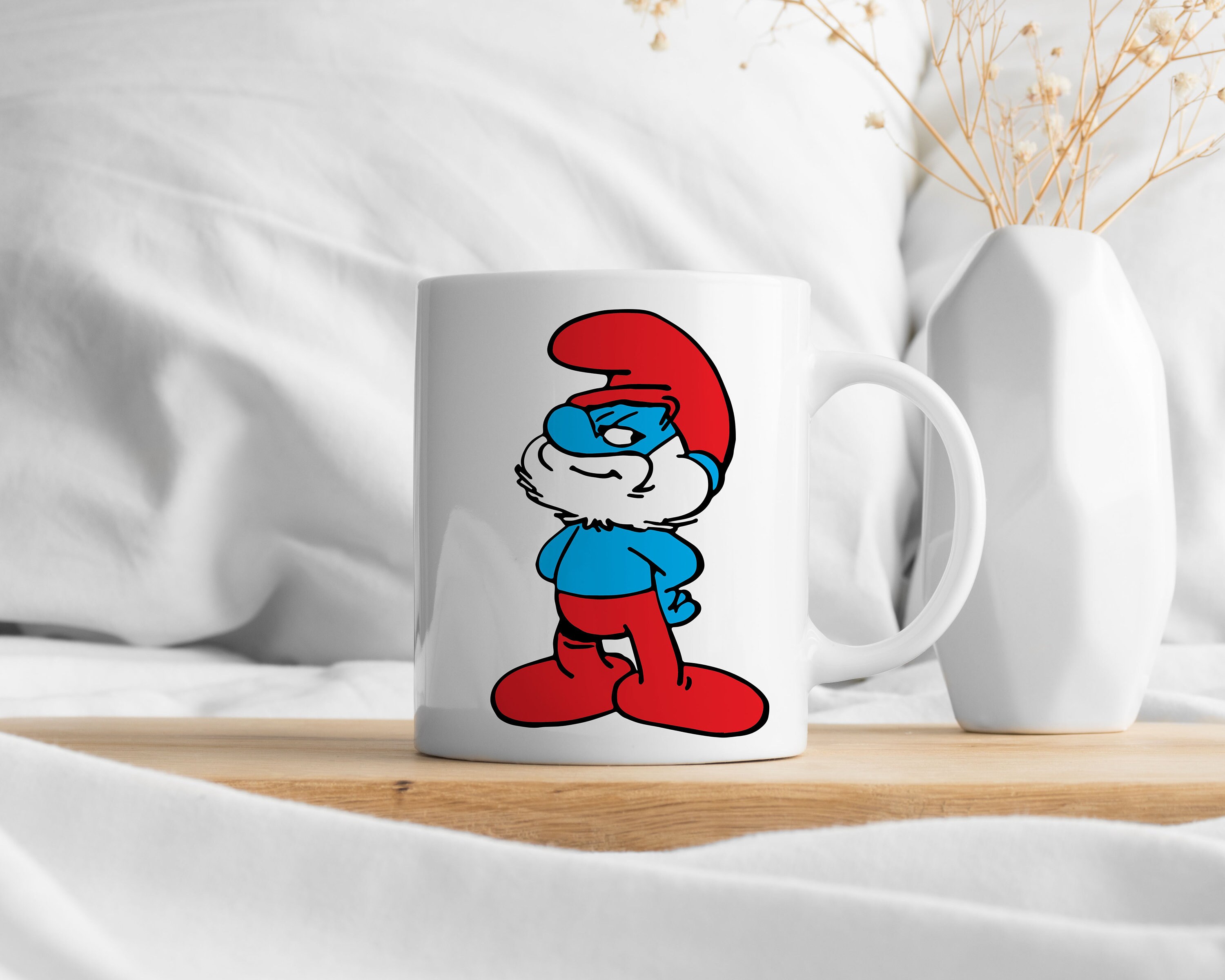 Papa Smurf SVG Cut File SVG Cut File Clipart PNG Instant - Etsy Canada