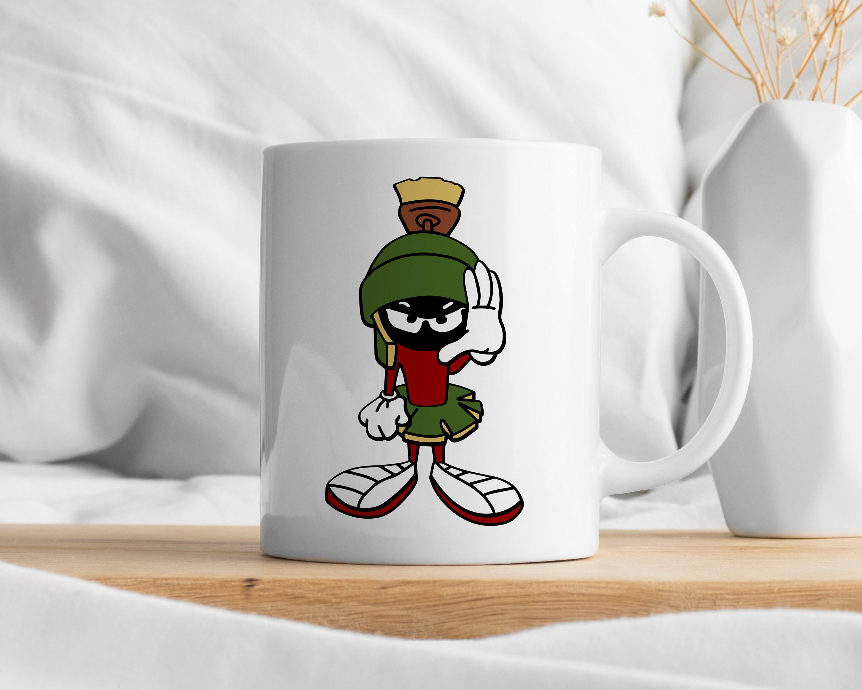 Marvin the Martian Cartoon Character SVG Cut File, Quote, Alien, Space ...