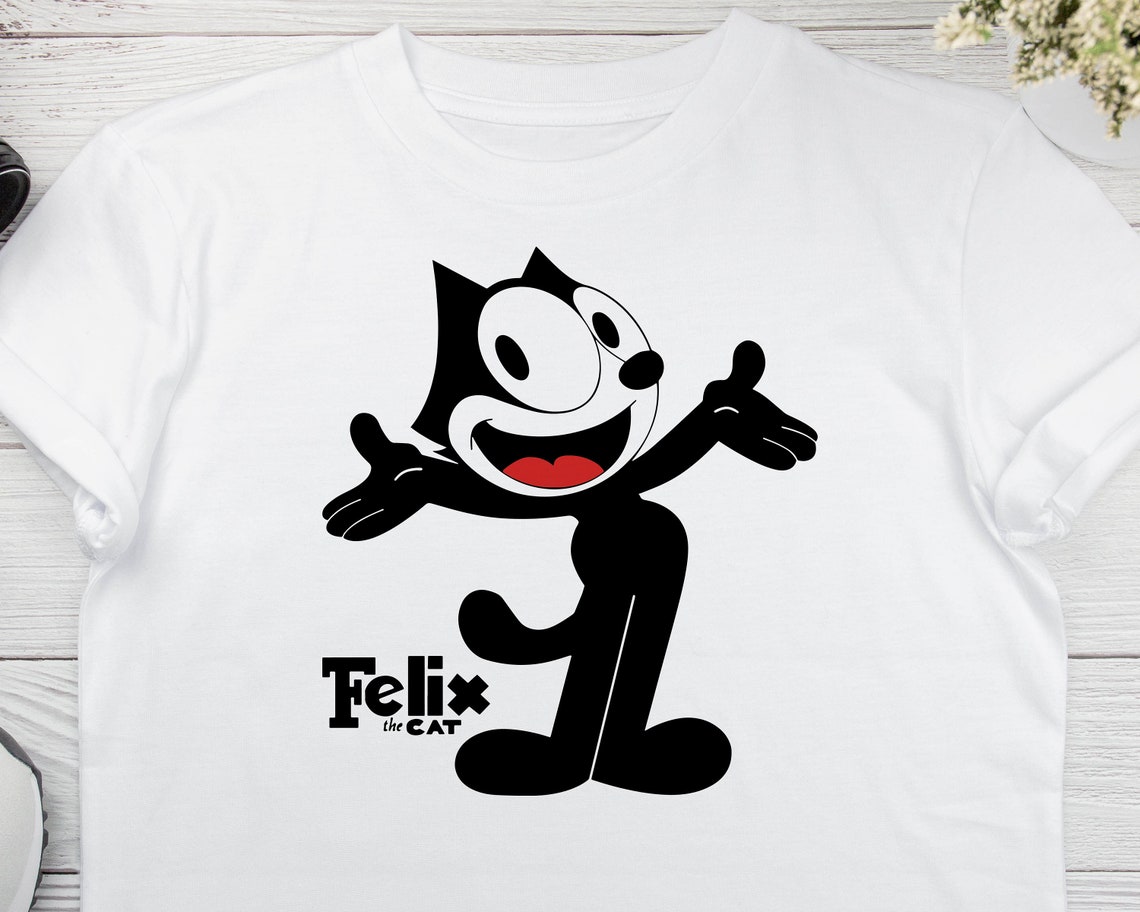 Felix the Cat SVG Cut File, Vintage Cartoon, Cat Clipart, PNG, Instant ...