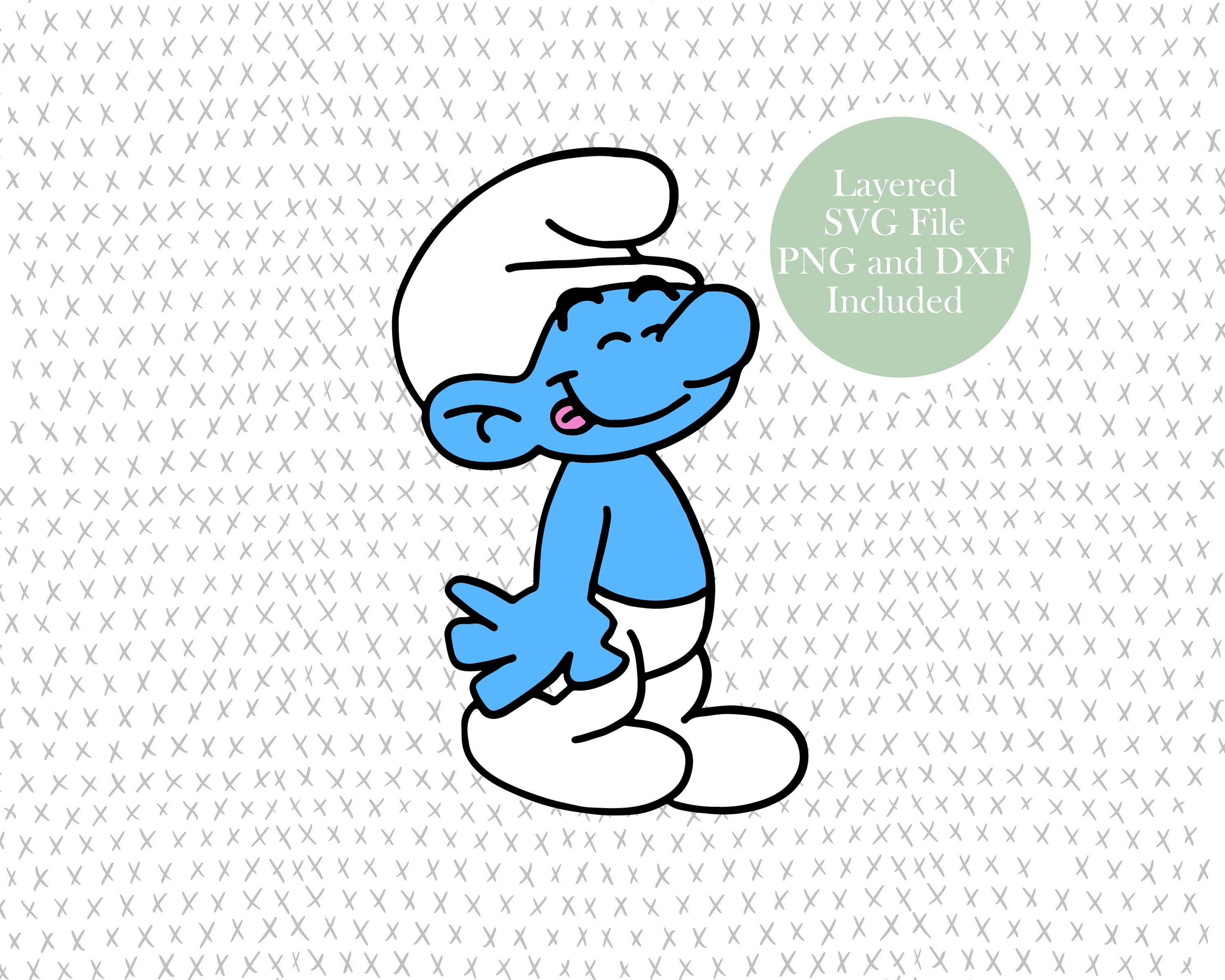 Smurf SVG Cut File SVG Cut File, Clipart, PNG, Instant Download - Etsy
