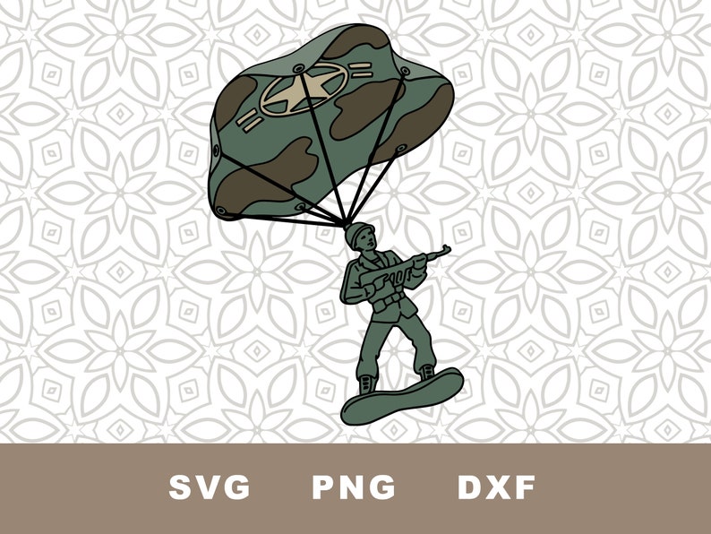 Toy Soldier SVG Cut File: Army Men Clipart (instant Download) - Etsy
