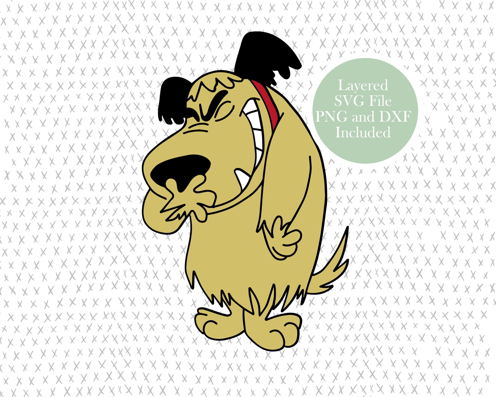 Muttley From Wacky Races SVG Cut File, Sixties Cartoon Character SVG ...