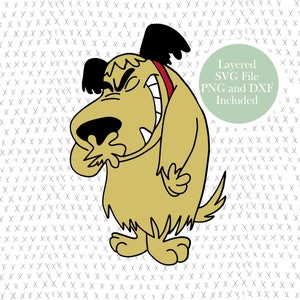 Muttley From Wacky Races SVG Cut File, Sixties Cartoon Character SVG ...