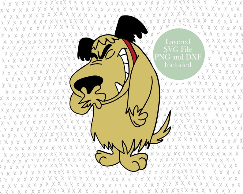 Muttley From Wacky Races SVG Cut File, Sixties Cartoon Character SVG ...