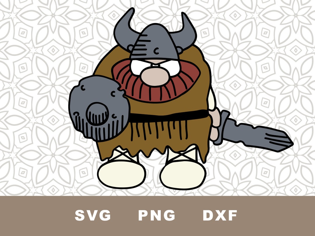 Hagar the Horrible SVG Cut File, Viking, Cartoon Character, Comic ...