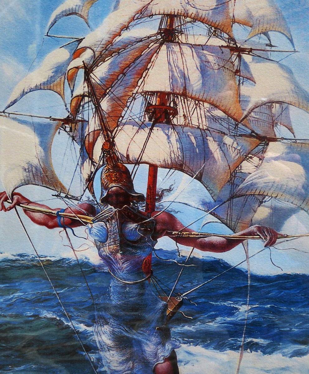 Salvador Dali Departure Of The Winged Ship