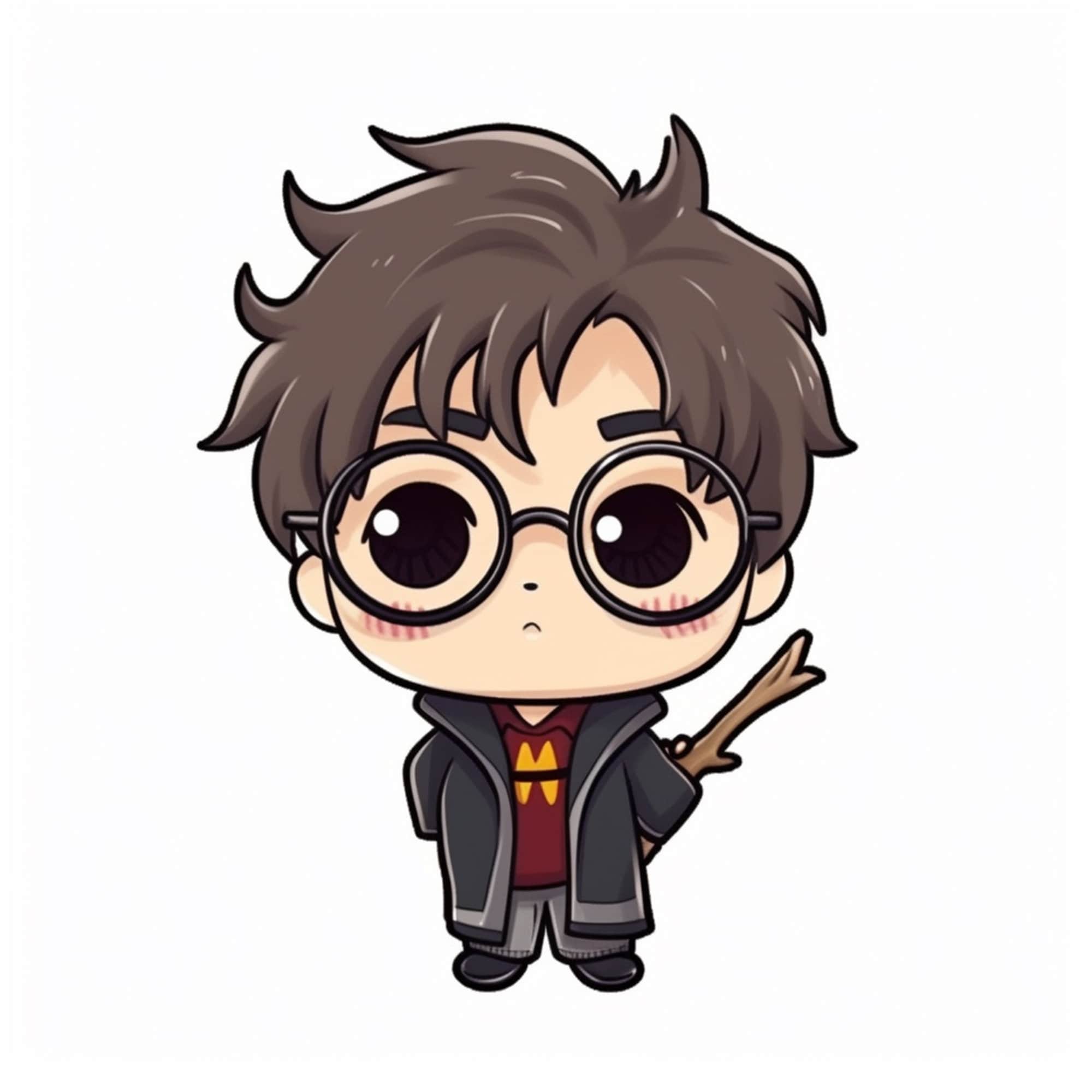 Cute Little HP Magic Wizard Character Set PNG Transparenter Hintergrund ...