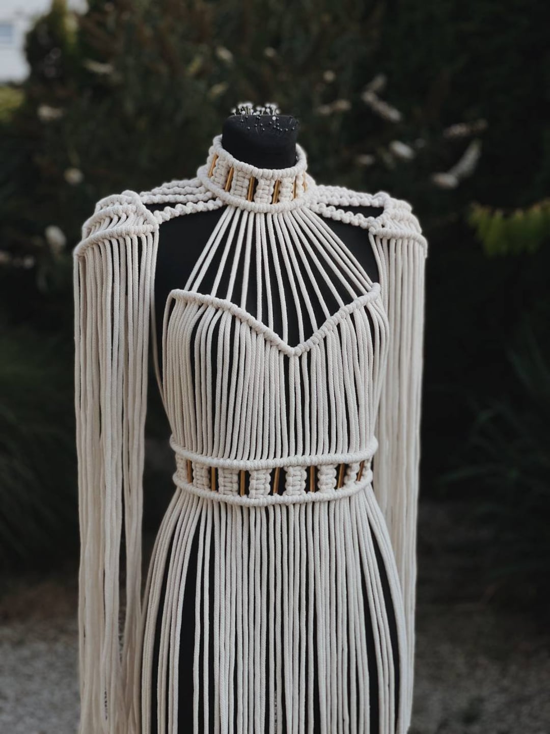 Boho Goddess Dress With ADJUSTED SIZE for Photoshoot, Gothic Dress ...