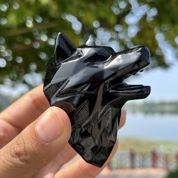 Wolf Figurine - Etsy