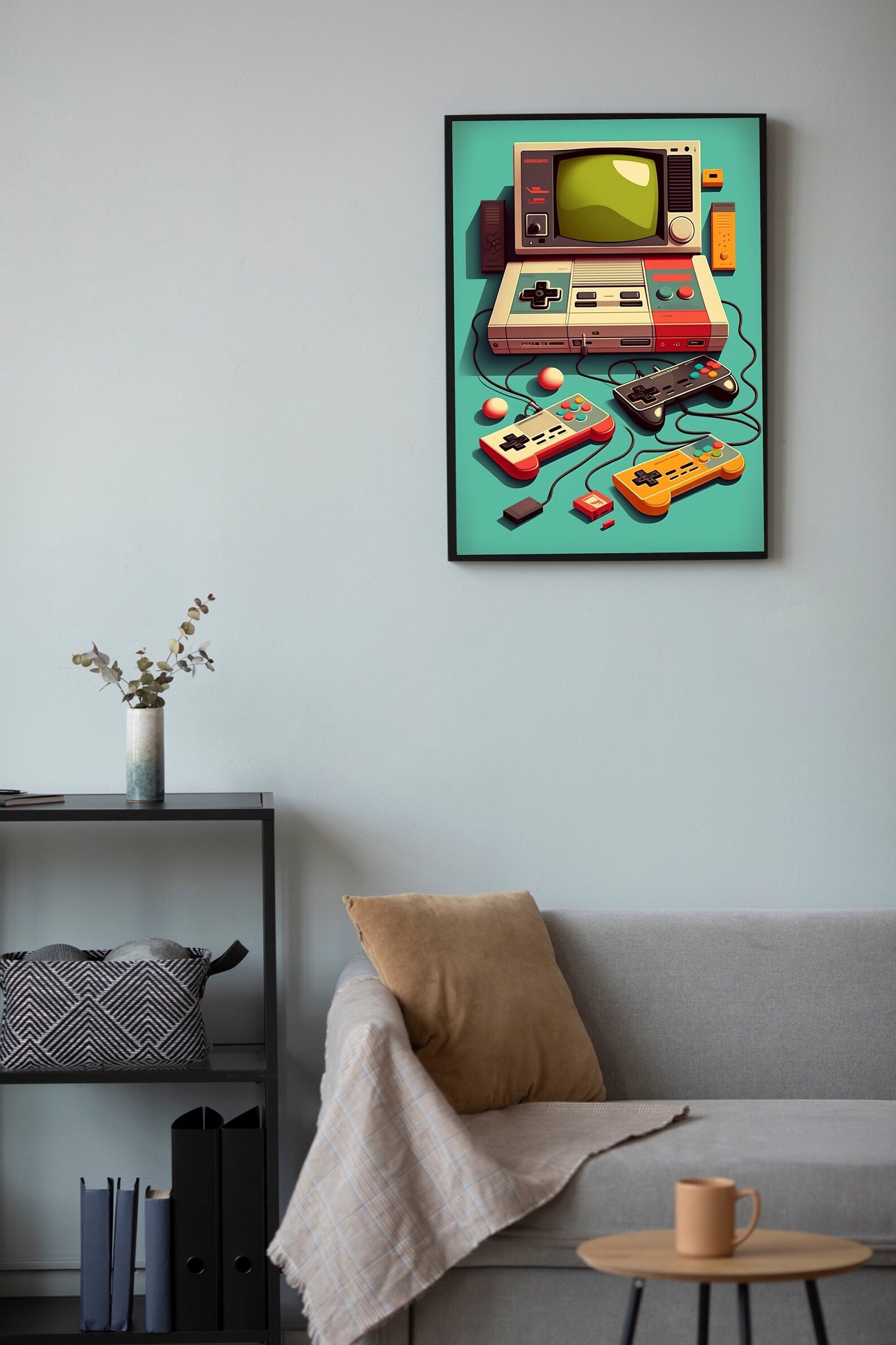 Vintage Gaming: Digital Art | Gaming Poster | Vintage Art | Gaming Art ...