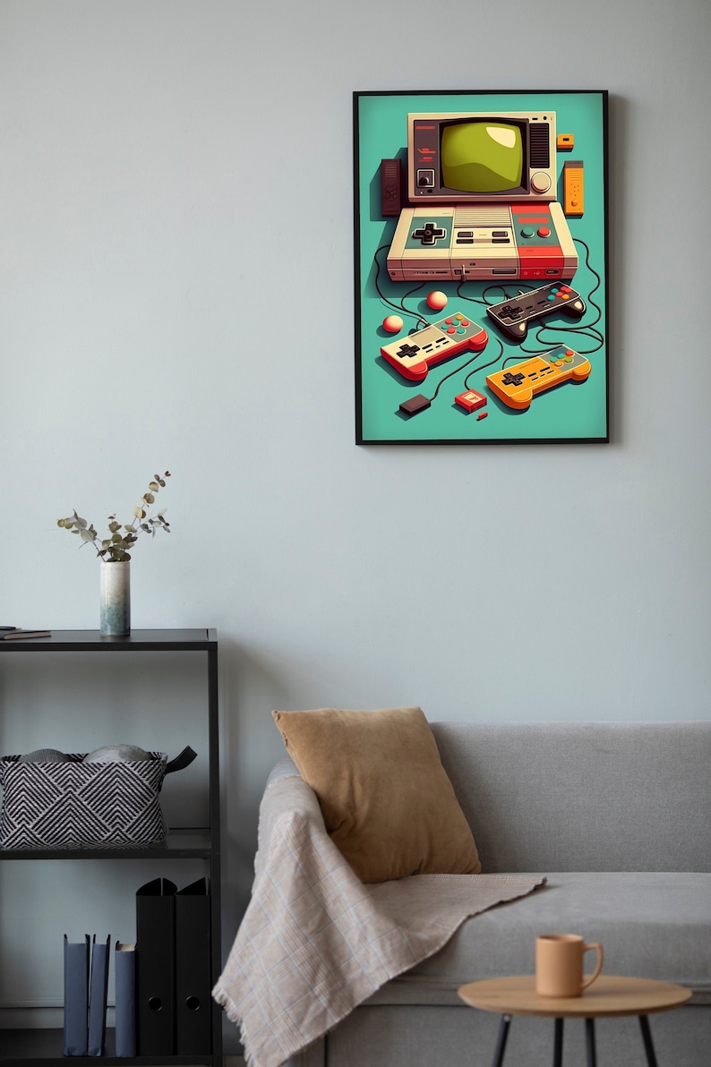 Vintage Gaming: Digital Art Gaming Poster Vintage Art Gaming Art Gaming ...