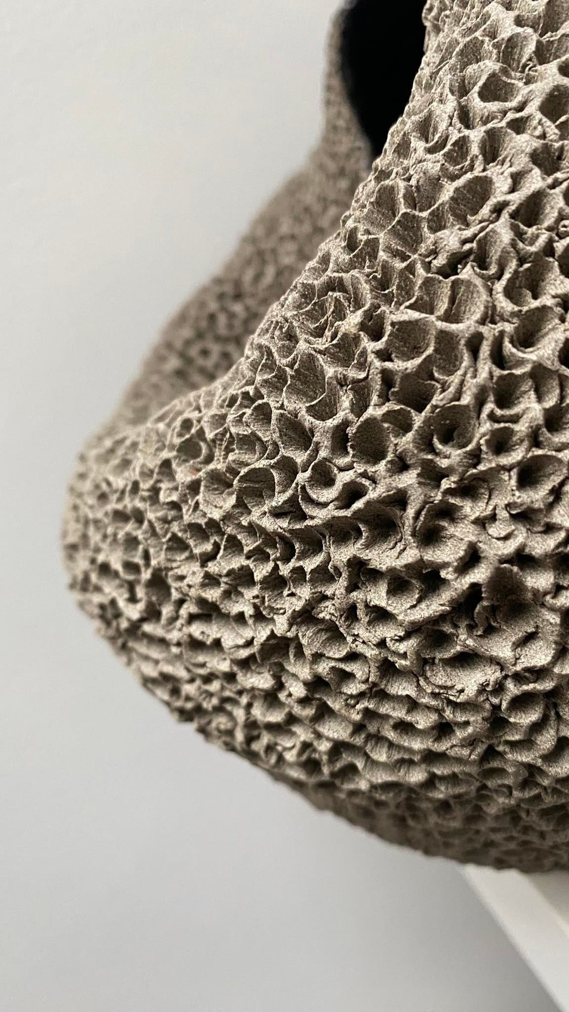 Structural Beige Vase Handmade Ceramic - Etsy